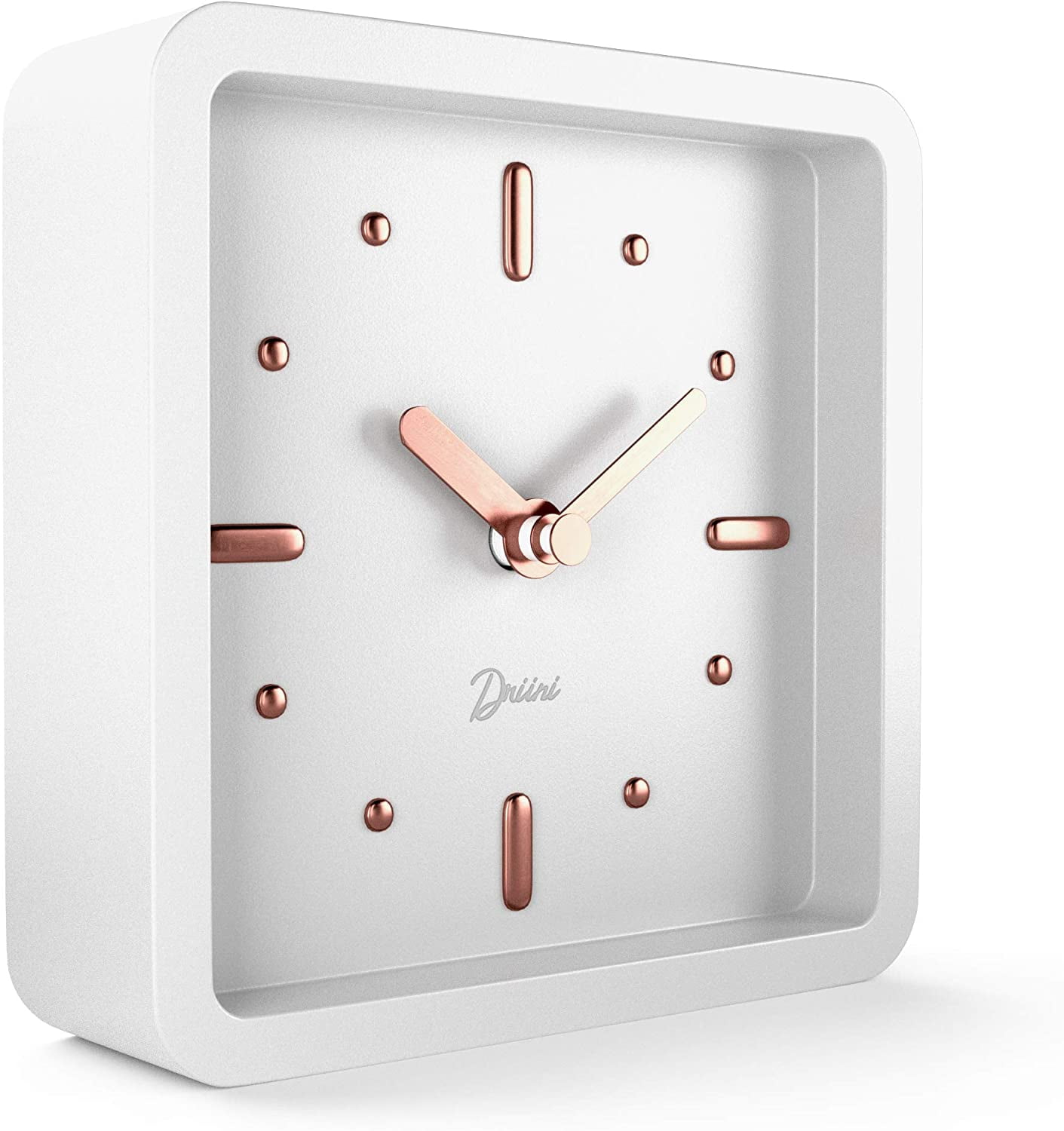 Driini Modern Mid Century Desk & Shelf Clock for Mantle, Bedroom ...