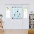 Bee Cloud Pattern Door Curtain Sheer Privacy Light Filtering Window ...