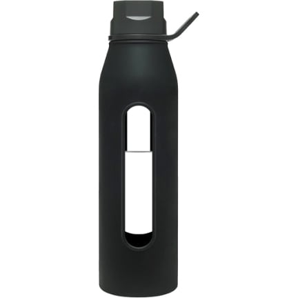 Takeya 22 Ounce Classic Glass Water Bottle with Silicone Sleeve and ...