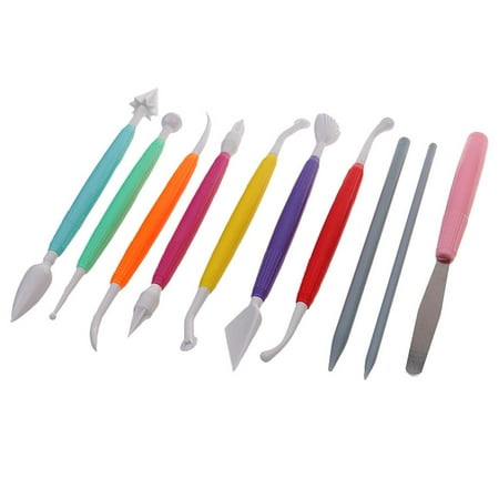 Pack of 10 Fondant Cake Graver for Cupcake Cake Decorating Tools ...