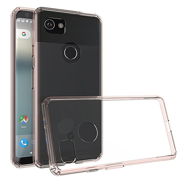 Pixel 2 Case, Rosebono Slim Shockproof Hard PC+TPU Pink Bumper ...