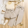 Big Girls Matching Sets Style Baby Round Neck Sleeveless Pullover Dress ...