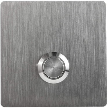 MSH Modern Stainless Hardware Model R7 Red Anodized Aluminum Doorbell ...