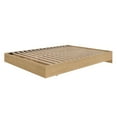 Nexera Full Size Platform Wood Bed Frame, Natural Maple - Walmart.com