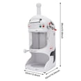 350W Electric Ice Shaver Crusher Snow Cone Maker Ice Cream Shaving ...