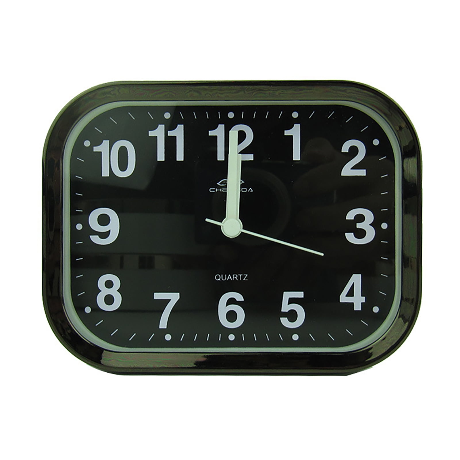 Electroplating Frame Desk Clock - Timekeeping Bedside Beep Alarm Clock ...