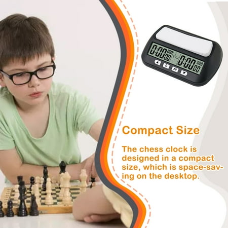 Chess Clock Compact SizeBattery-operated Professional Digital Count Up ...