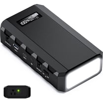 SinKeu 65W Portable Power Bank 24000mAh with AC Outlet, QC3.0 & USB-C ...