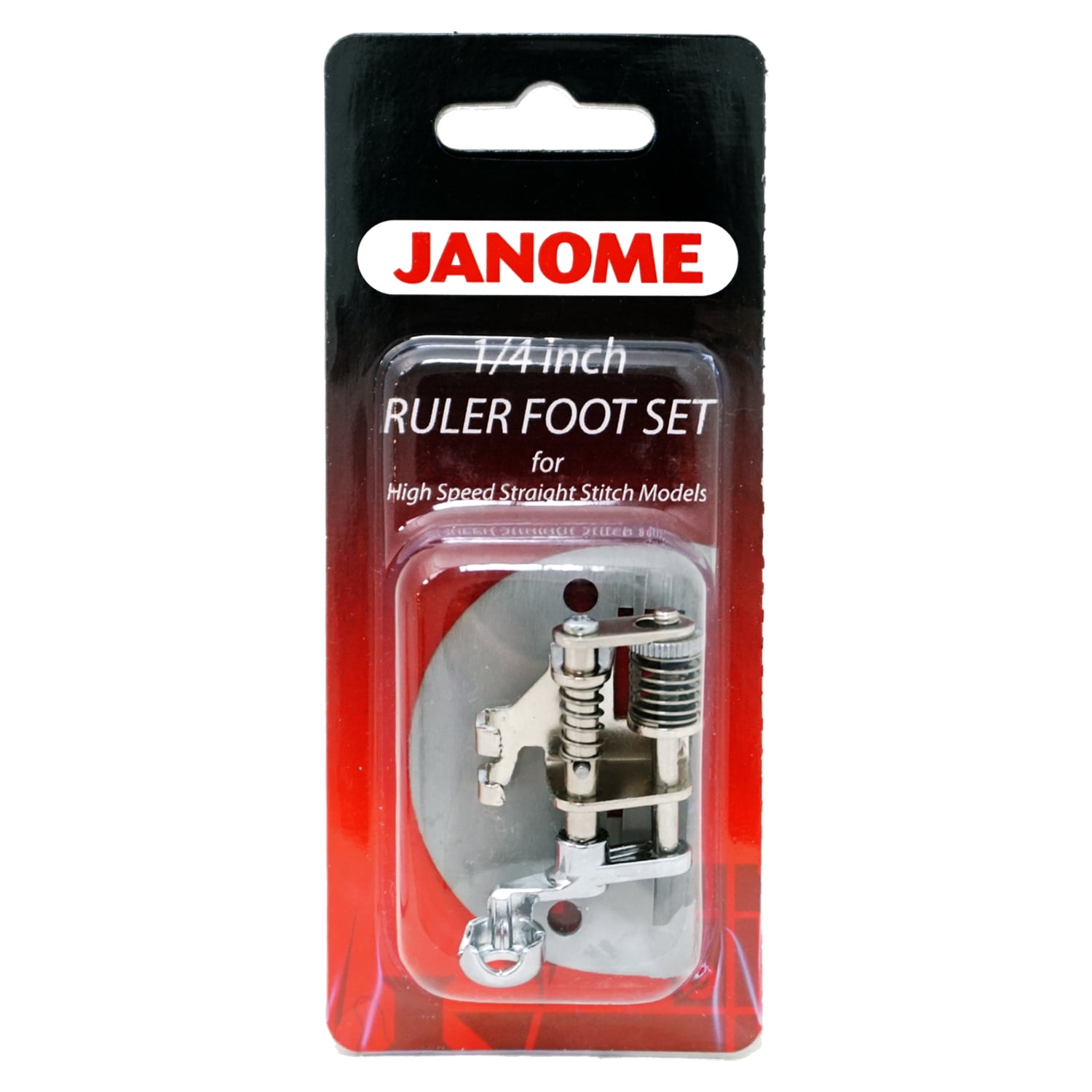 Janome 1/4" Ruler Foot Set for High-speed Straight Stitch Models ...