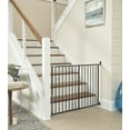Storkcraft Easy Walk-Thru Metal Safety Baby Gate Black - Walmart.com