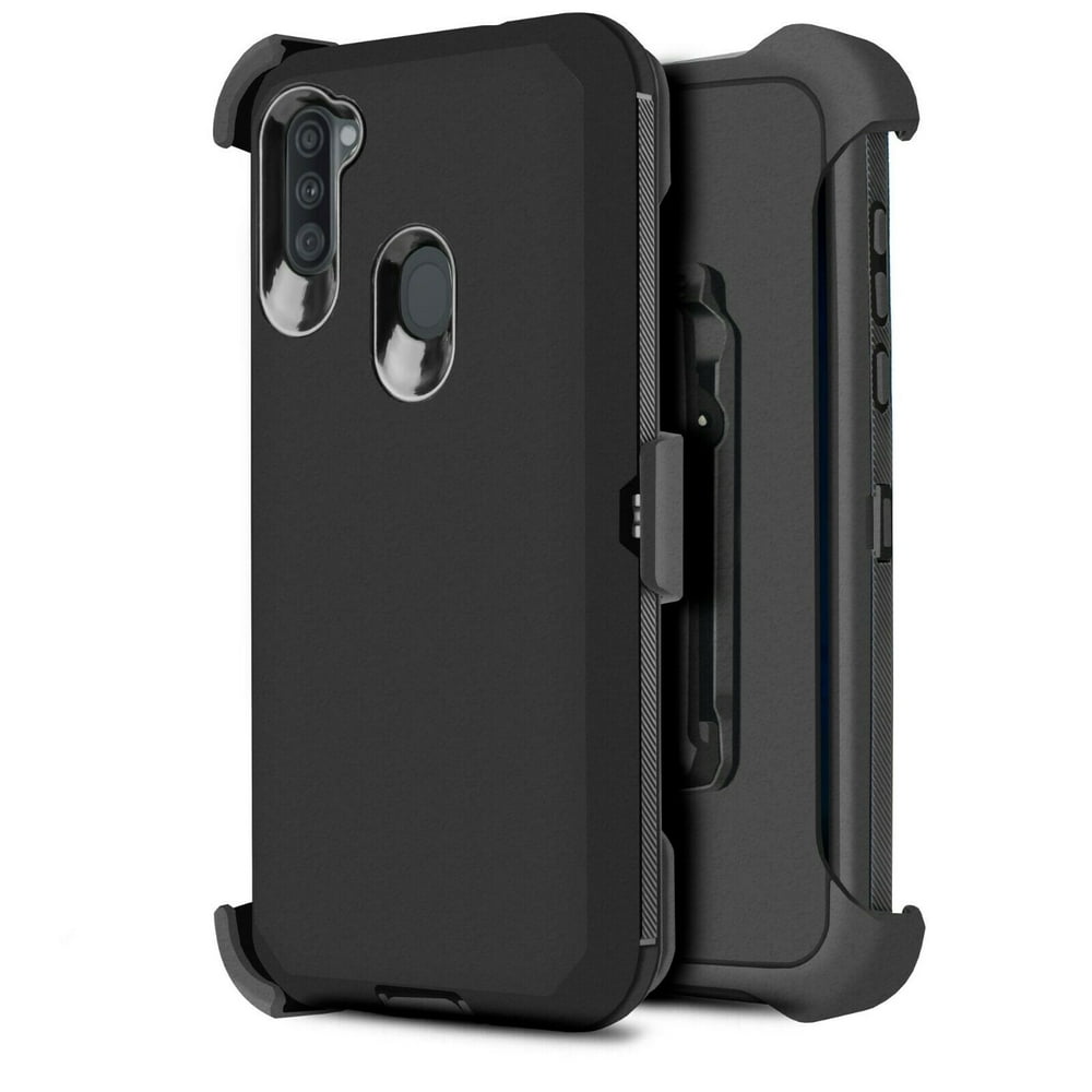 for Samsung Galaxy A11 Phone Case Dual Layer Full-Body Rugged Clear ...