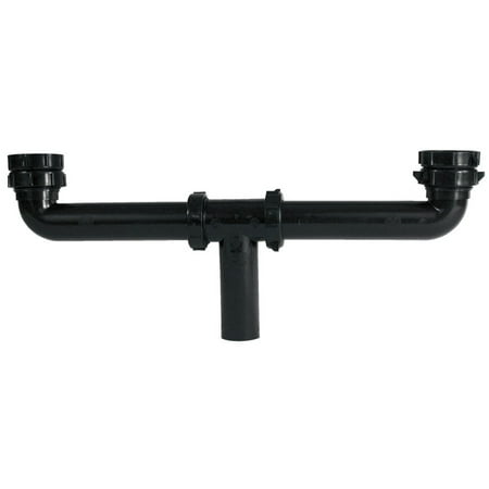 1-1/2" x 16" ABS Centre Outlet Continuous Waste - Slip Joint and Direct ...