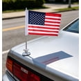 Car Flag & Flagpole with Air Suction Mount - Outdoor Suction Cup Style ...