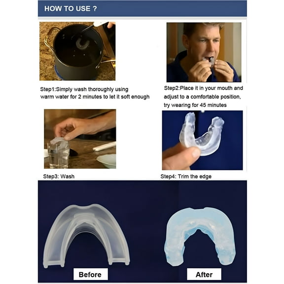 SnoreRx SN000 Apnea Sciences Anti-snore Mouthpiece Helps To Prevents ...