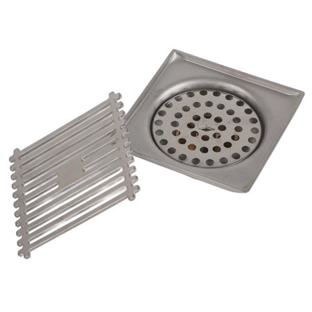 Square Shower Floor Drain With Removable Grid Grate Shower Floor Drain ...