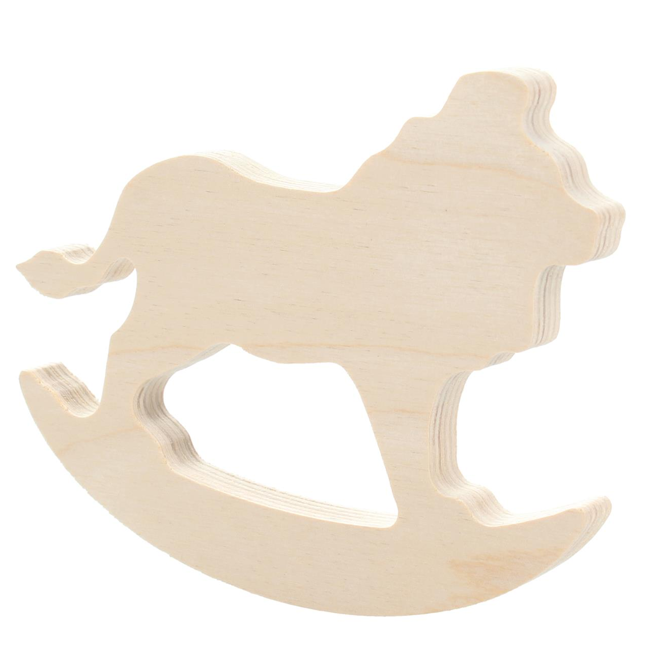 Wood Shape Rocking Lion 6x5" - Walmart.com