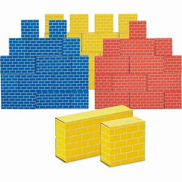 BiggoBlocks Jumbo Blocks for Kids Ages 3-8 — Indoor & Outdoor Building ...