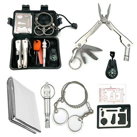 Qianli 7 in 1 SOS Tools Emergency Equipment Kit SOS First Aid Box ...