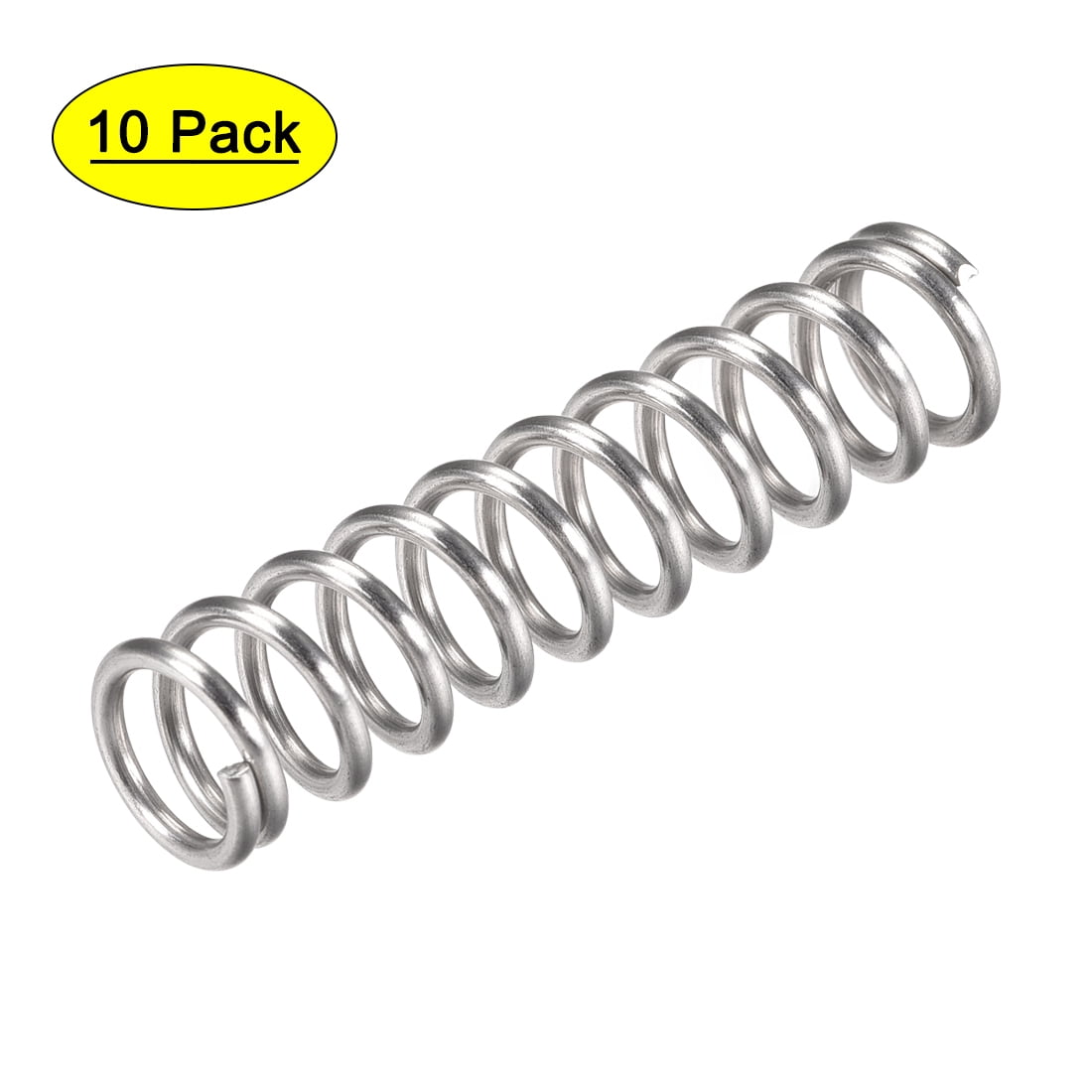 12mm x 1.6mm x 50mm 304 Stainless Steel Compression Spring 63.2N Load ...