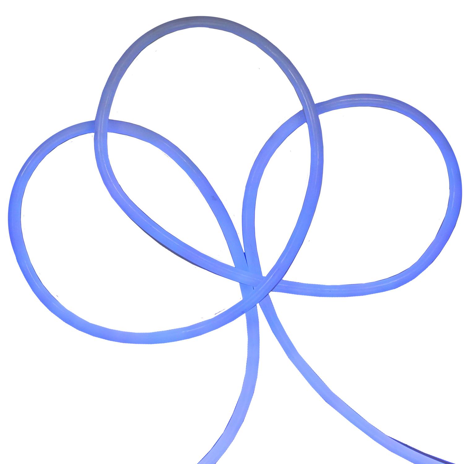 50' LED Commercial Grade Blue Neon Style Flexible Christmas Rope Lights ...