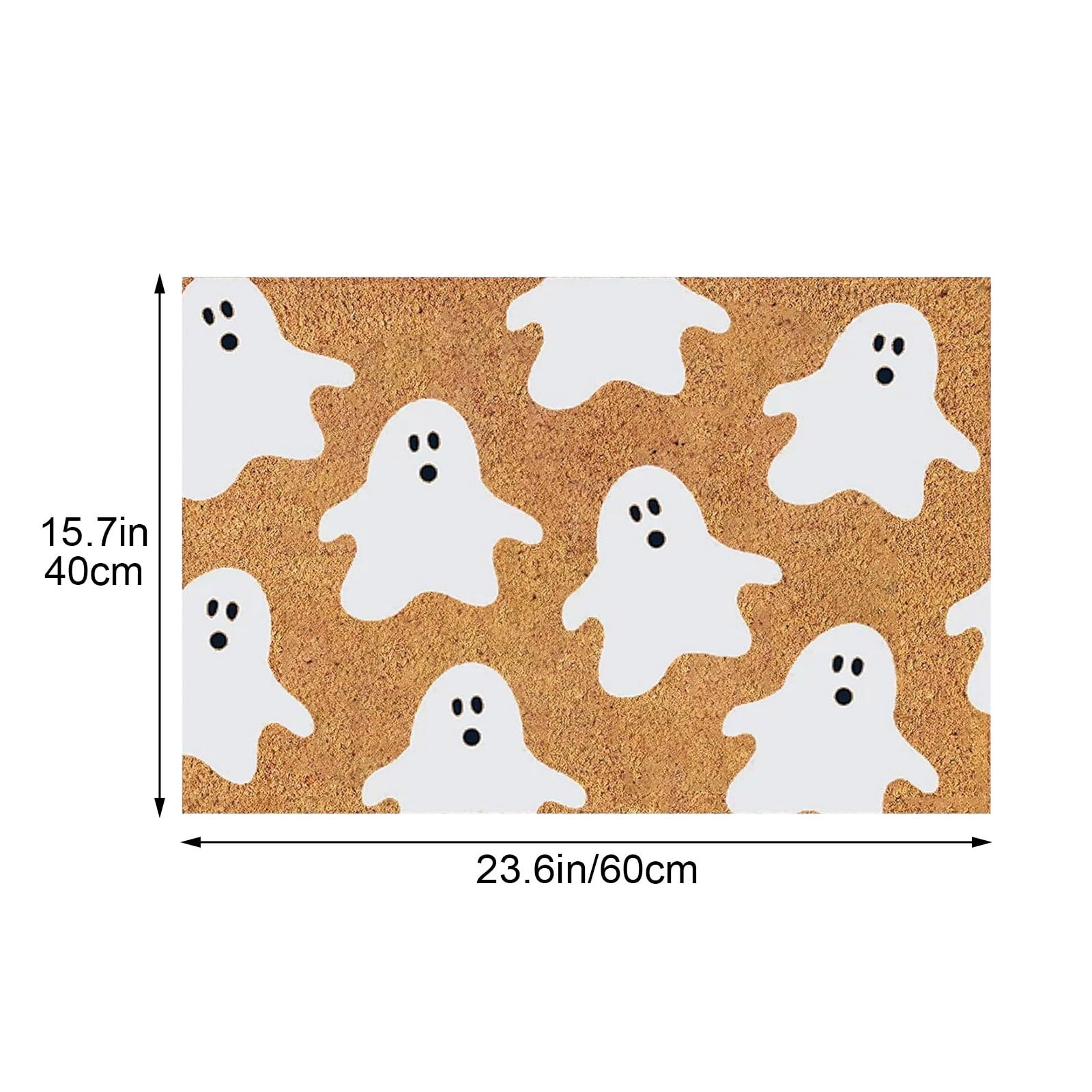 Click here for Fridja Halloween Door Mat  Halloween Ghost Graphic... prices