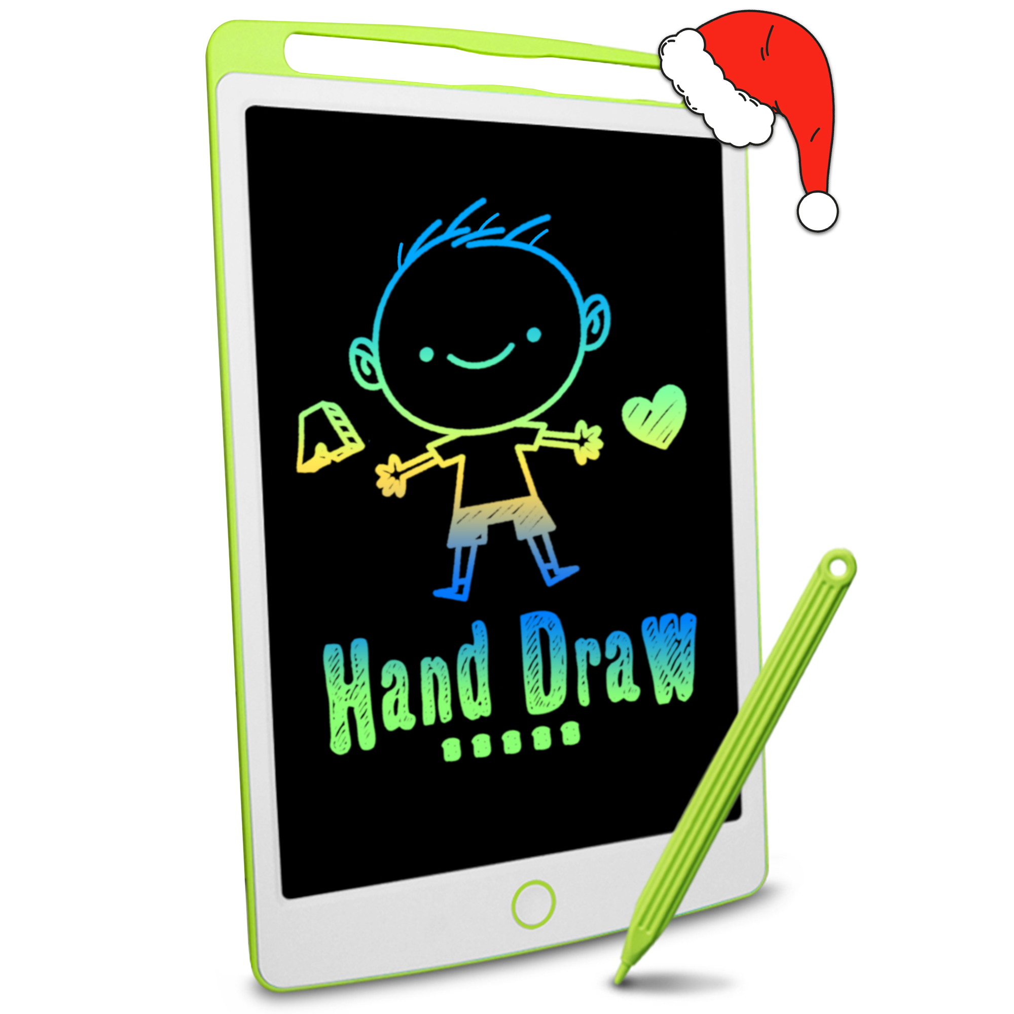 Richgv LCD Writing Tablet, 10 Inch Electronic Graphics Tablet Drawing ...