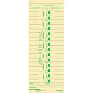 Adams Time Sheets, 2 Pads/Pack, 100 Sheets per Pad, Weekly Tracking of ...