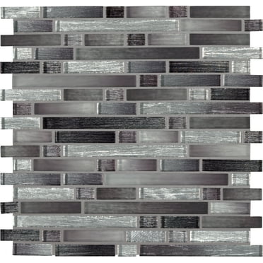 MSI Night Sky Interlocking 11.81 in. x 11.81 in. x 8mm Glass Mesh ...