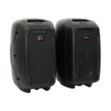 QFX All-in-One 8-Channel Dual 10" DJ Mixer PA System - Walmart.com