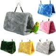 CYFW 2026 New Plush Hammock Hanging Cave Cage Hut Tent Bed Bird Toy for ...