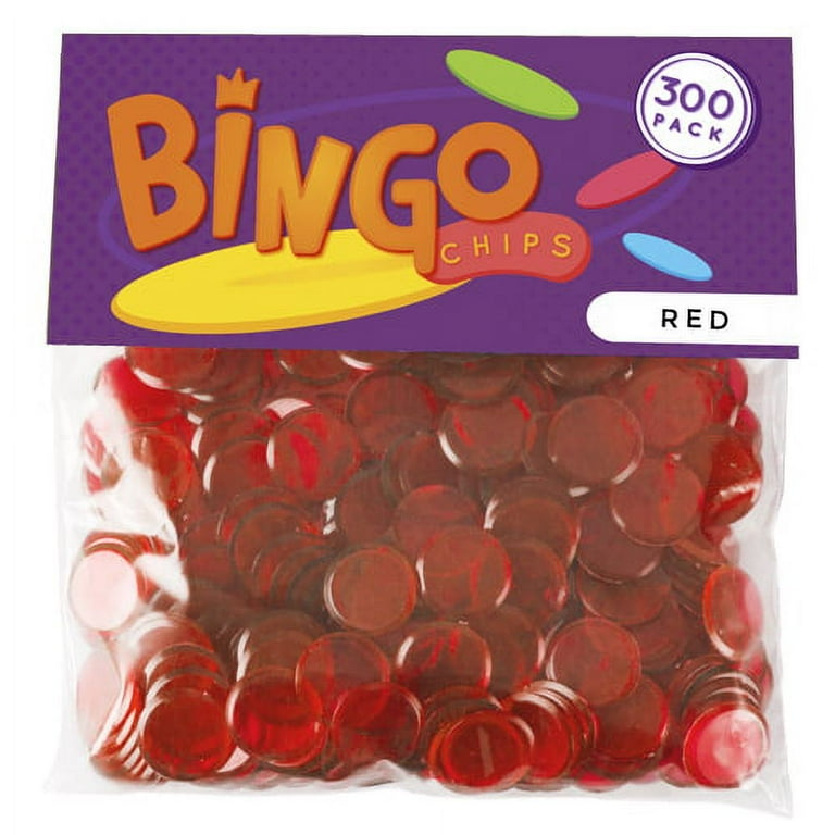 Red Bingo Chips Number