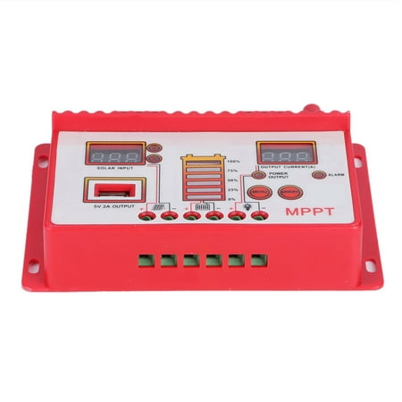 12V MPPT Solar Charge Panel Regulator With LED Display Maximum Power ...