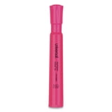 Universal Brand Fluorescent Pink Desk Highlighter, Chisel Tip, 1-Dozen ...