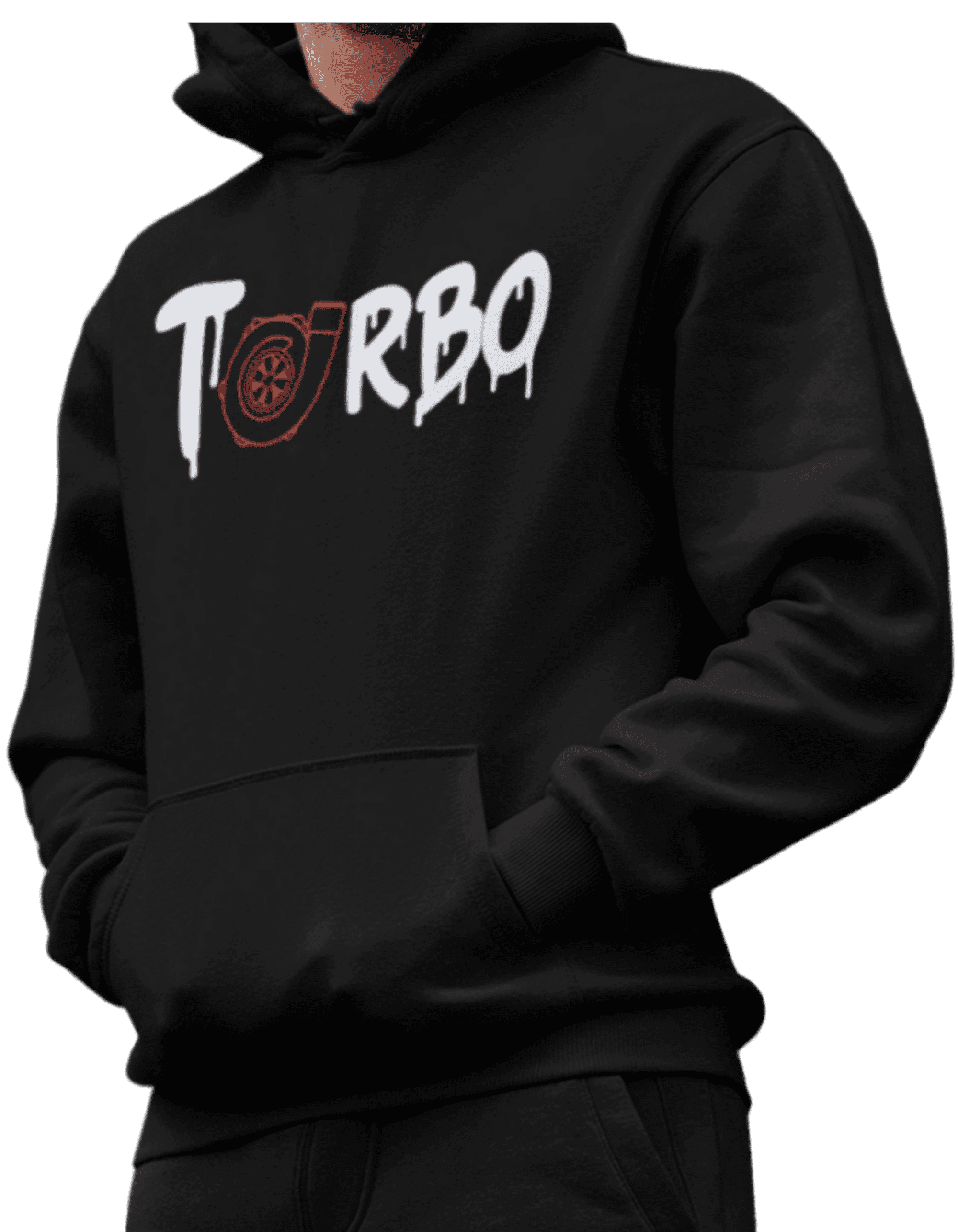 Men's Auto Car Racing Hoodie Turbo Drip Black Pullover - Walmart.com