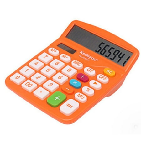 LIVEYOUNG Fashionable Office Large Screen Color Solar Calculator Color ...