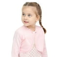 Lilax Baby & Girls' Bolero Cardigan Knit Long Sleeve Button Closure ...