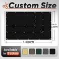 4ft x50ft Privacy Screen Fence 90% Blockage Heavy Duty Protective ...