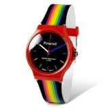 Polaroid Unisex Black Band Watch - Walmart.com