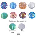 Resin Cabochons Flat Round Mixed Color 12x3~3.5mm diy - Walmart.com