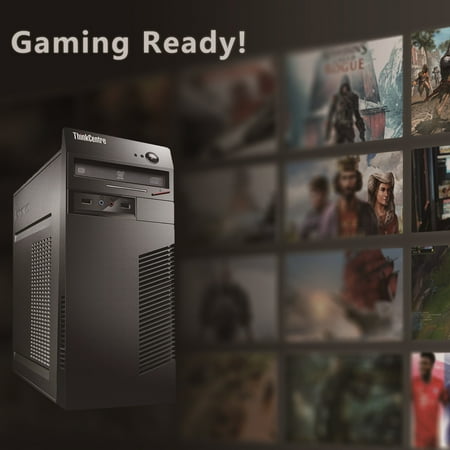 Lenovo ThinkCentre Tower Gaming Desktop PC, Intel Quad Core i5 up to 3 ...
