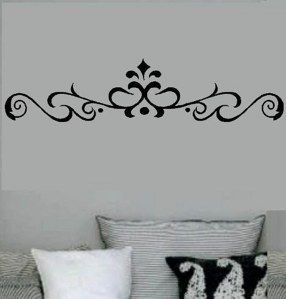 Decal ~ SCROLL EMBELLISHMENT #10 ~ WALL DECAL 8.5" X 37" - Walmart.com