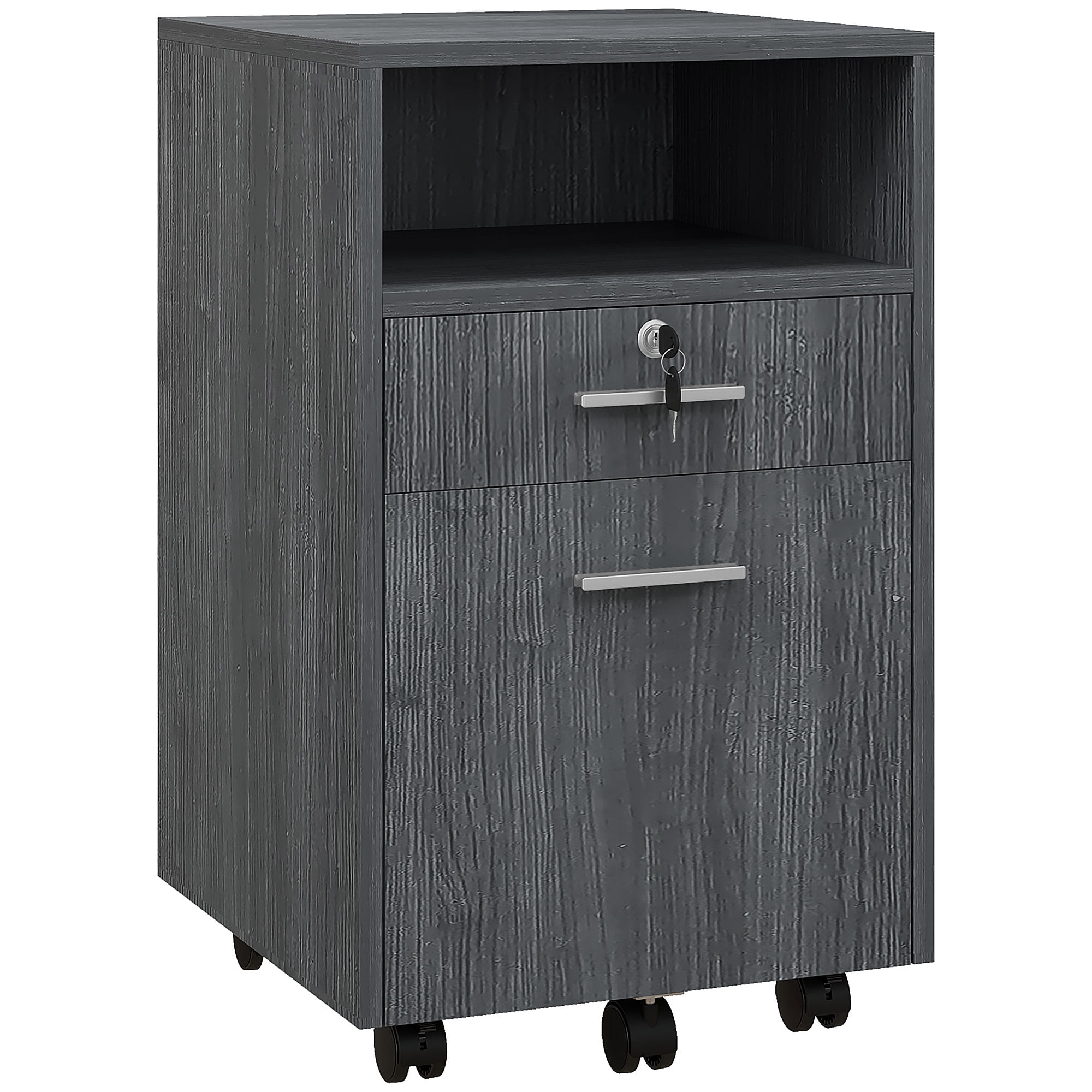 Click here for Vinsetto 2 Drawer Filing Cabinet With Lock For A4... prices