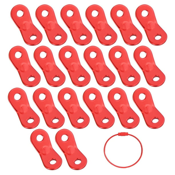 ZheElen 20 Pieces/Set Camping Portable Tent Rope Adjusting Traveling ...