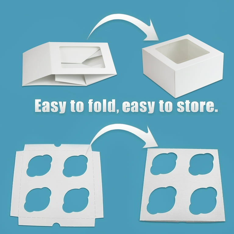 4 Cupcake Box Template