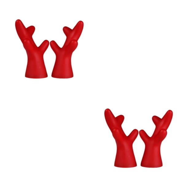 Xinxinyy 2piece Antlers Sticker Waterproof Christmas Car Sticker ...