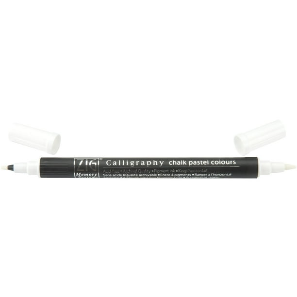 Zig Memory System Calligraphy Chalk Pastel Dual-Tip Markers - Walmart.com