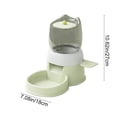 Automated Cat Feeder, Clear 2L Dry Food Dispenser with Single Bowl ...