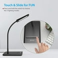 TROND LED Desk Lamp Dimmer, Flexible Gooseneck Task Lamp, 3 Color ...
