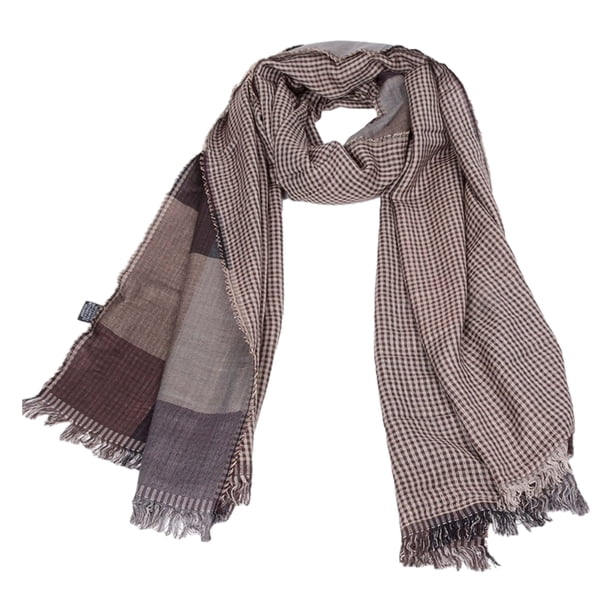 Ruiboury Skin-friendly And Non-irritating Striped Scarf For Men Neat ...