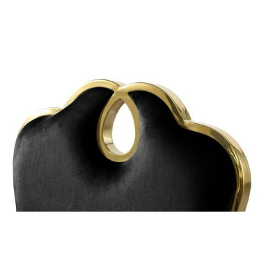 Lexim Cream Velvet Dining Chairs in Silver (Set of 2) - Walmart.com